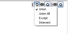 Working with unions in Active Query Builder - User's Guide